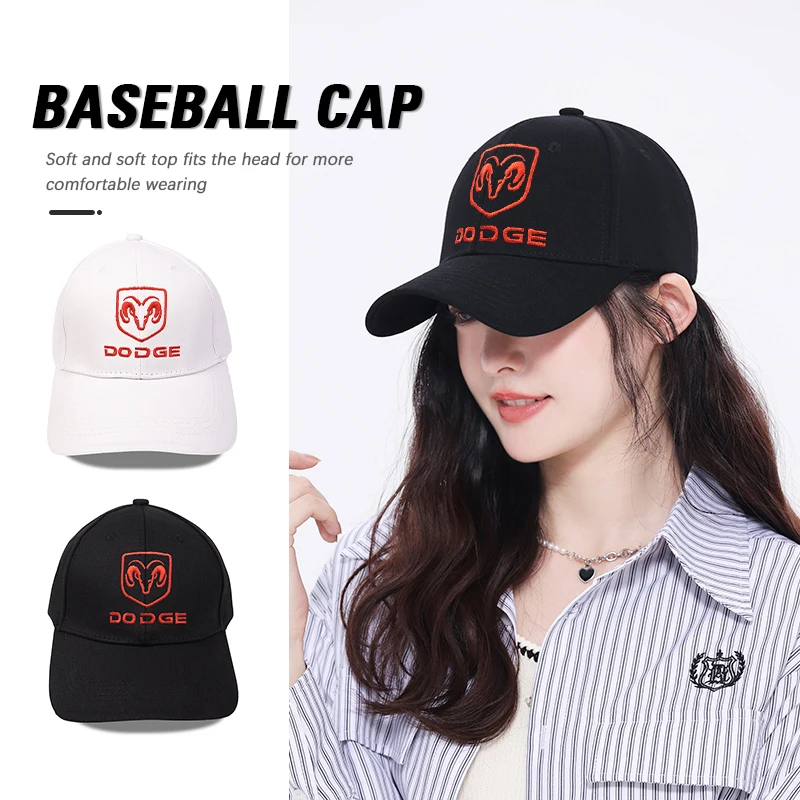 Car Badge Baseball Cap Men Women Anti Sunlight Sports Cap For Dodge ...