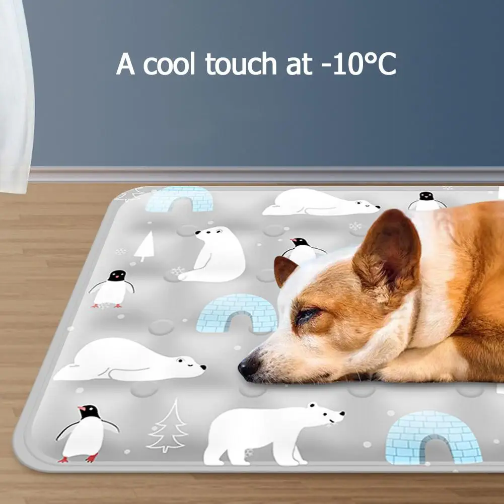 Dog Cooling Mat Summer Pet Cold Bed Extra Large For Small Big Dogs Pet ...