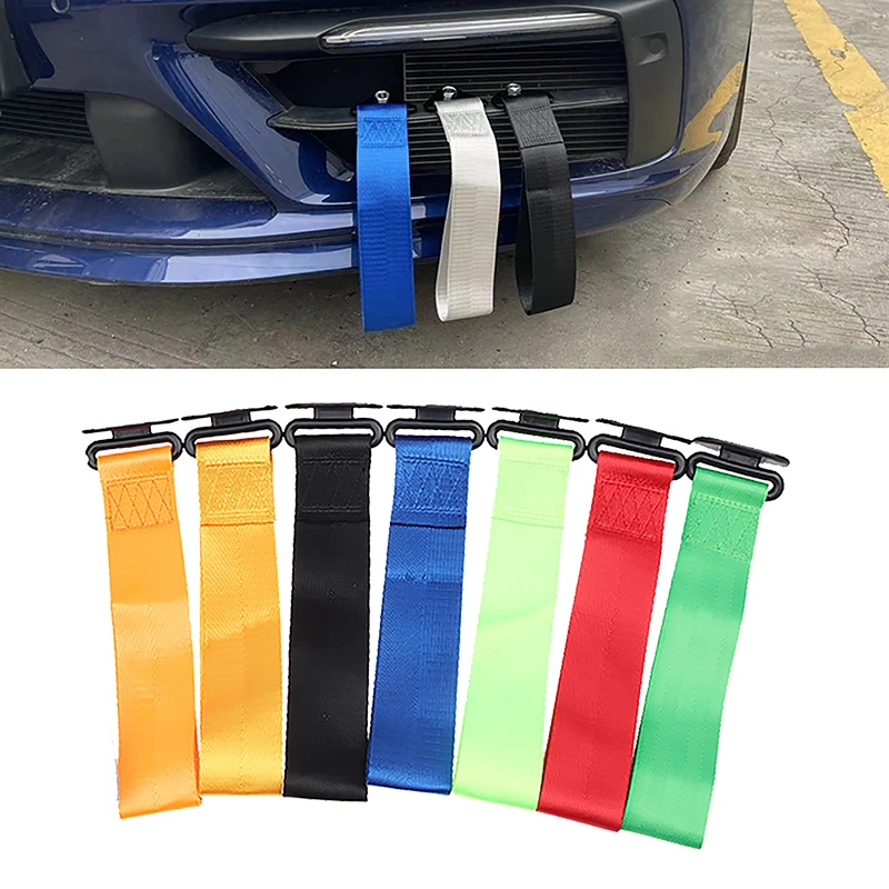 High-Strength-Car-Color-Pendant-Tow-Strap-Belt-Tow-Rope-Sticker-Ribbon ...