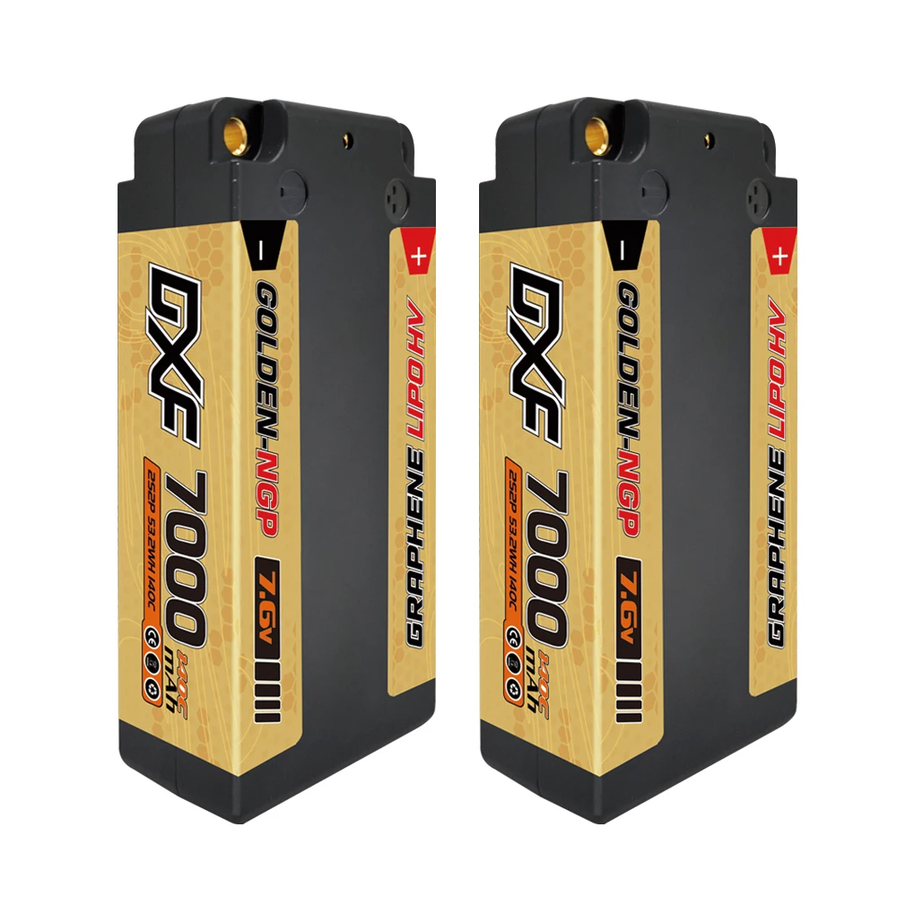 DXF-2S-Shorty-Lipo-Battery-7-6V-140C-7000mAh-5mm-T-Plug-Hardcase-For-1 ...