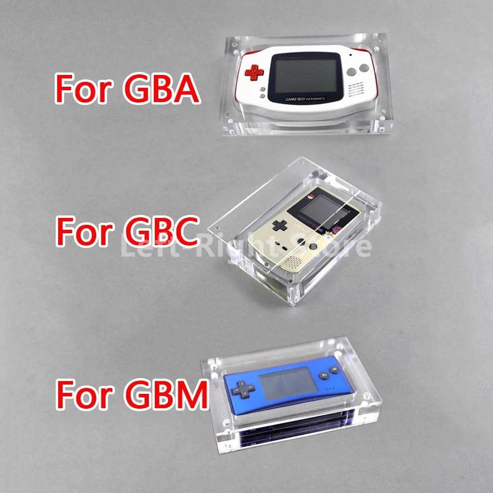 1PC Für GBA GBC Transparent Lagerung Acryl Für Game Boy Micro GBM ...