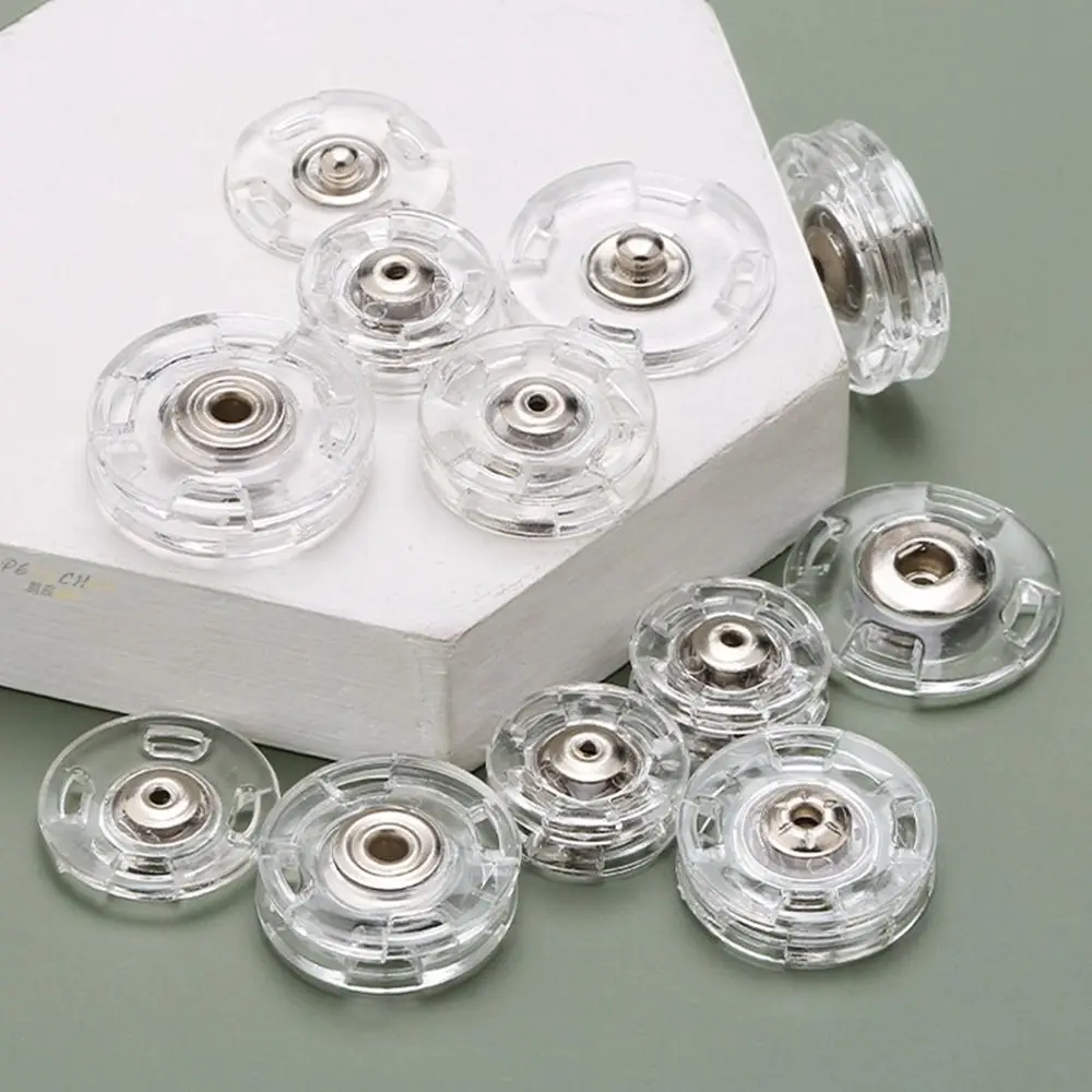 10-pcs-Plastic-Invisible-Snap-Button-Delicate-Clasp-Fastener ...