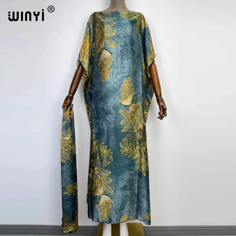 2022-WINYI-boho-Dress-Print-Bohemia-Hijab-Loose-Elegant-Muslim-Abaya ...