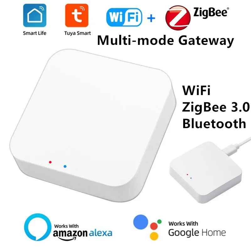 Zigbee-3-0-Gateway-HUB-Wireless-Tuya-Multi-mode-WiFi-Bluetooth-Smart ...