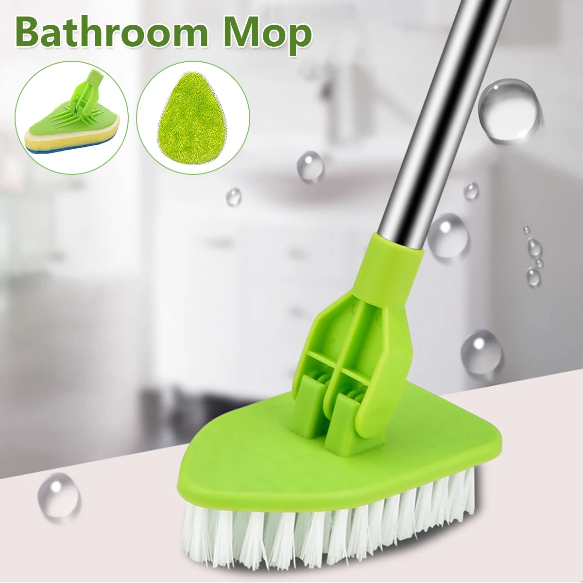 Triangle-Cleaning-Brush-3-in-1-Shower-Cleaning-Brush-Tub-Tile-Scrubber ...