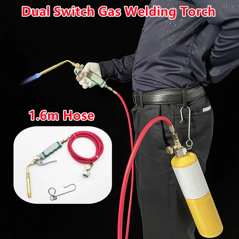 Professional-Dual-Switch-Gas-Torch-Brazing-Torch-of-Propane-Gas-1-6m ...