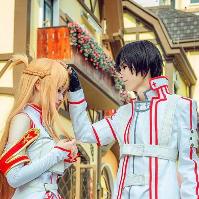 Sword-Art-disfraz-de-Asuna-Yuuki-para-hombre-conjunto-completo-de ...