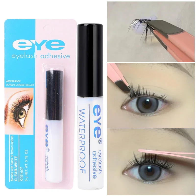 Waterproof-No-Irritant-Eyelash-Glue-Quick-Dry-Strong-Adhesive-False-Eye ...