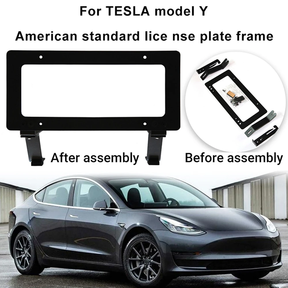 For 17-2022 2023 Tesla Model Front License Plate Installation Kit NO ...