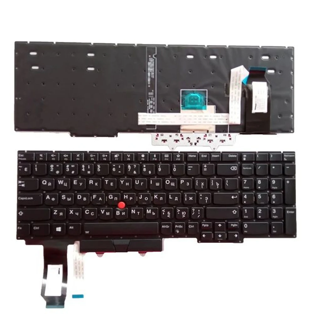XIN-Russian Backlit Laptop Keyboard For Lenovo ThinkPad E15 Gen 1（20RD ...