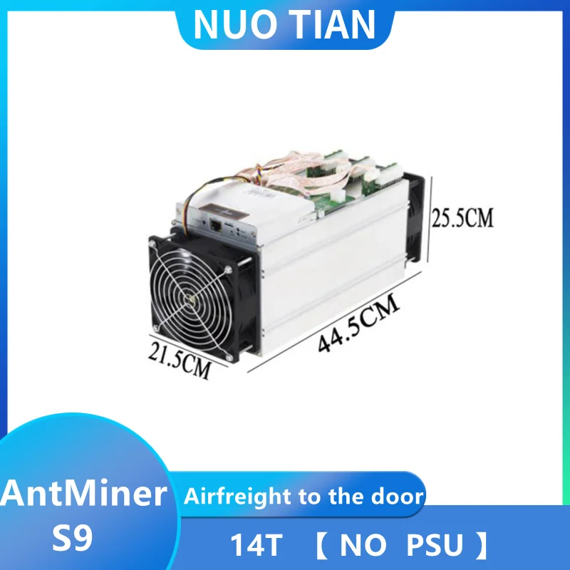 Bitmain exploração de mineração 80% novo antminer s9 14t sem psu btc ...