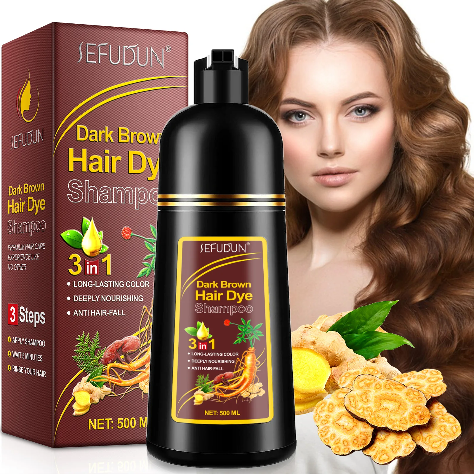 3-in-1-Hair-Color-Shampoo-Natural-Herbal-Hair-Dye-Shampoo-for-Gary-Hair ...
