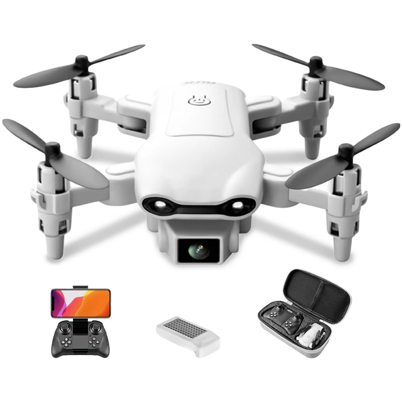 4DRC V9 Mini RC Drone 4K HD Dual Camera 2.4G WiFi FPV Foldable Remote ...