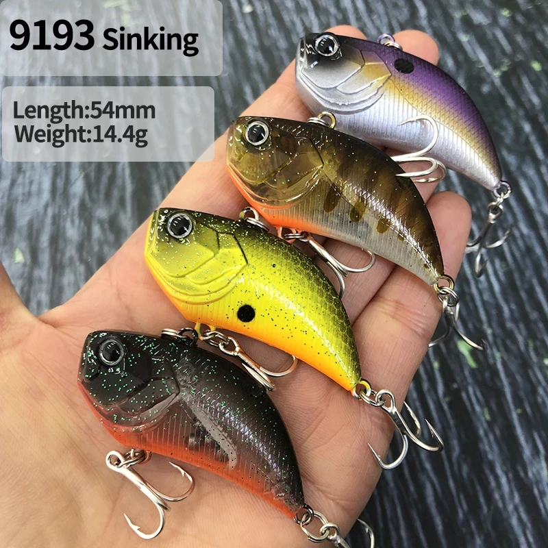 54mm-14-4g-Sinking-Vibration-Ratlin-Fishing-Lures-Long-Shot-Artificial-Hard-Bait-Lipless ...