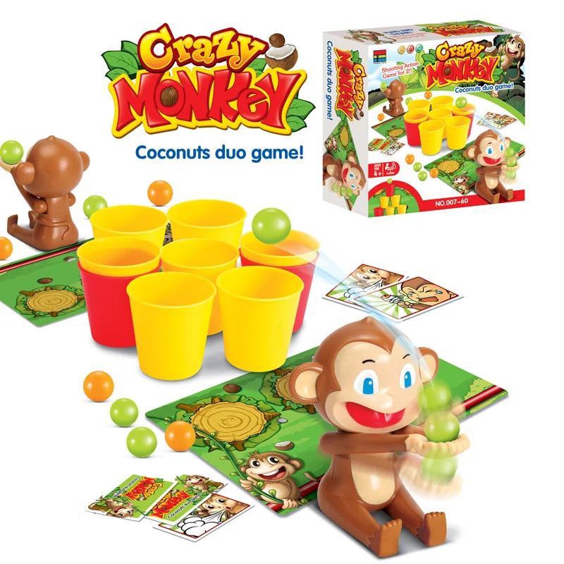 Crazy-Monkey-Party-Board-Games-Toys-Two-People-Competition-Party-Table ...