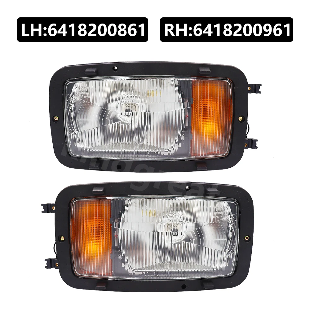 European Truck Body Parts Head Lamp 6418200861 6418200961 For MB M-Benz ...
