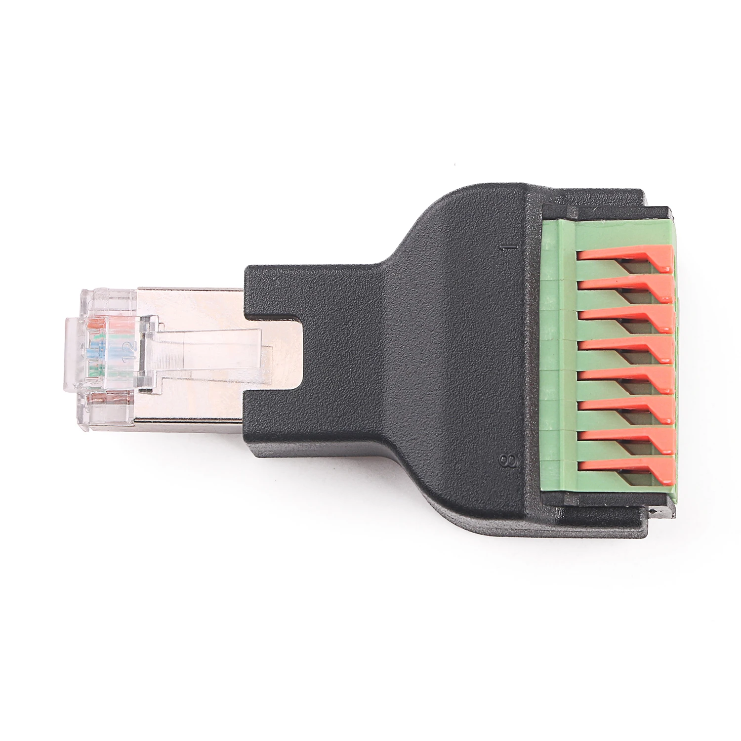 RJ45 Male Connector Toolless Free Tool Reusable Termination Plugs ...