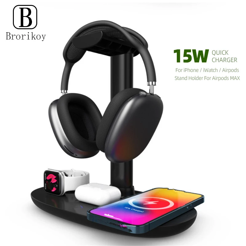 4in1-Headphones-Stand-for-Airpods-Max-Detachable-Headset-Holder-Hanger ...