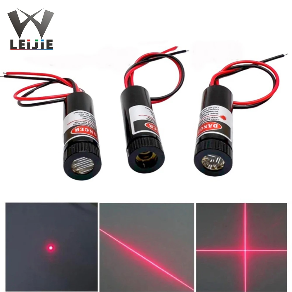 Technologie-laser-industrielle-r-glable-focalisable-point-rouge-ligne ...