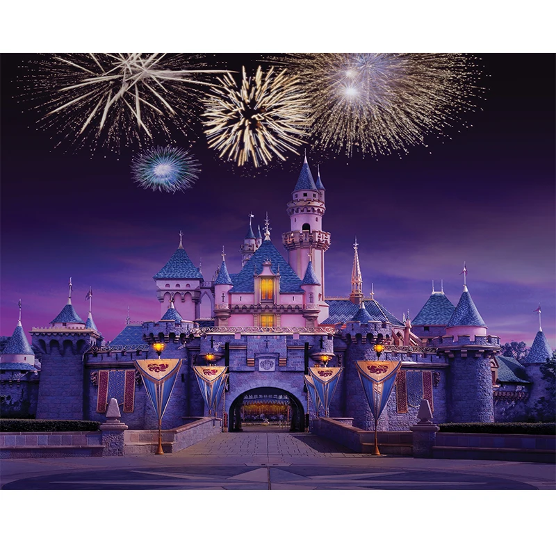 Disney World Castle Fireworks Wallpaper