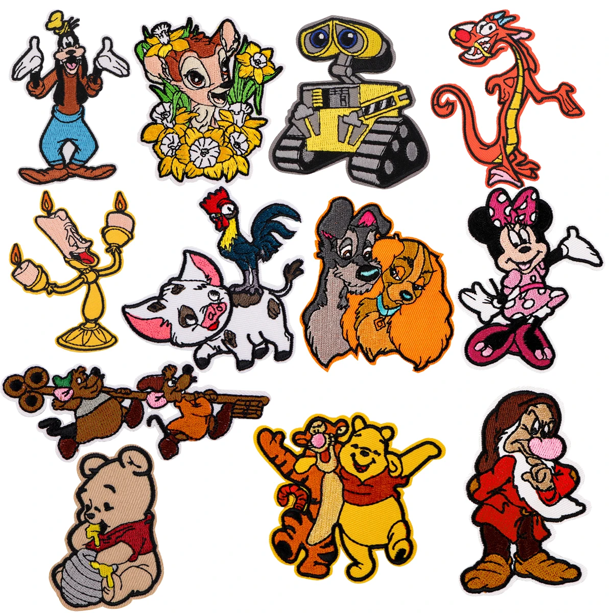 Classic-Cartoon-Character-Patch-Animal-Embroidered-Patches-On-Clothes ...