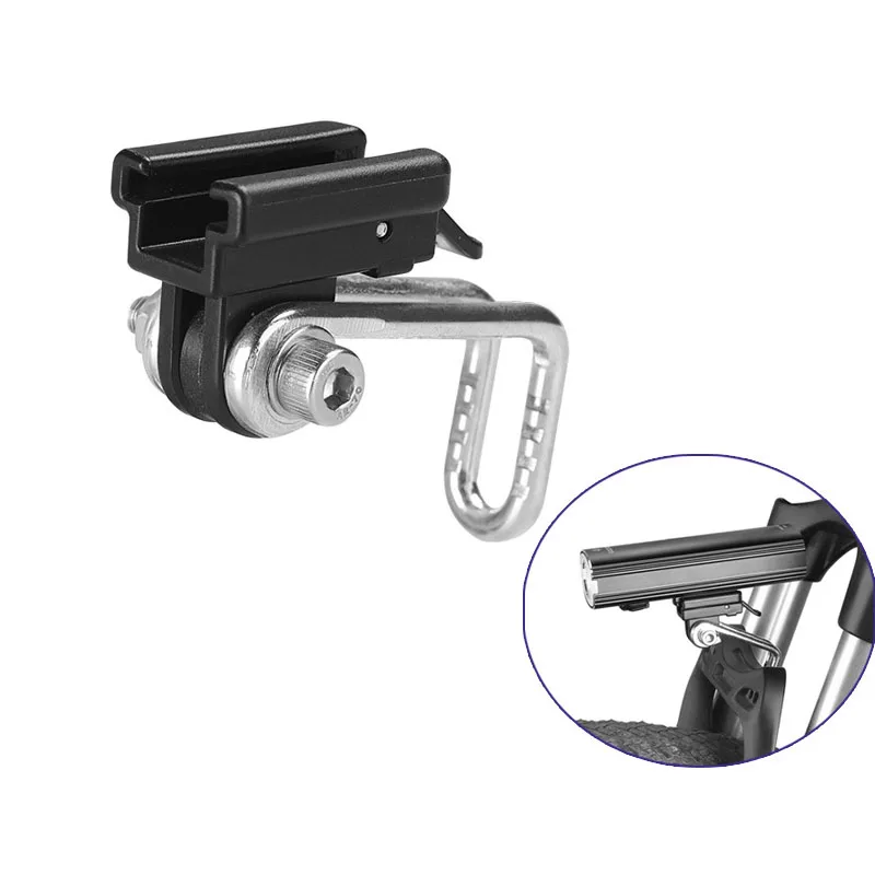 Universal-Bicycle-Headlight-Bracket-Stand-Front-Fork-Light-Holder-Mount ...