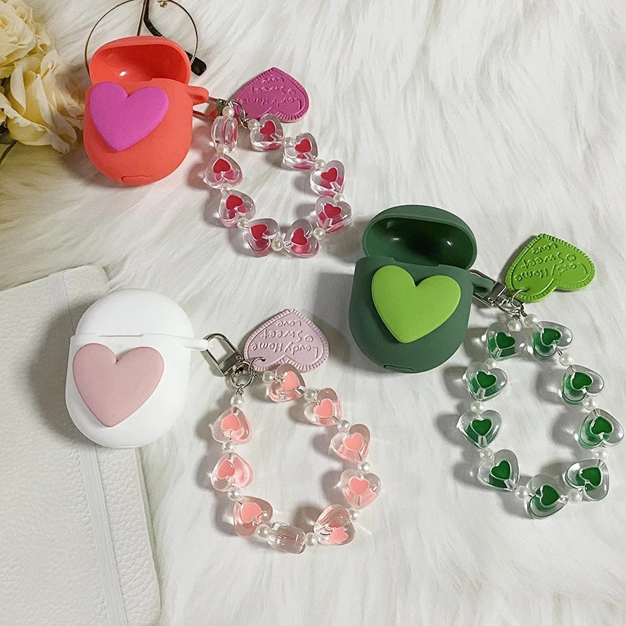 For Google Pixel Buds Pro Case Cute Love Earphone Silicone Cover with ...