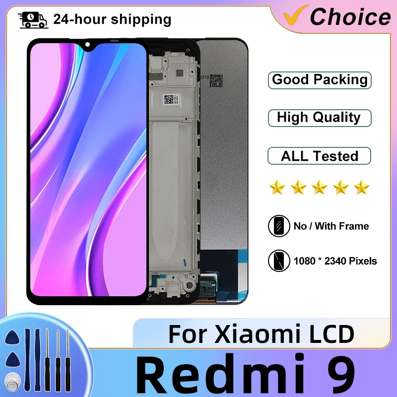 CHOICE For Xiaomi Redmi 9 LCD Display Touch Screen Digitizer Assembly ...