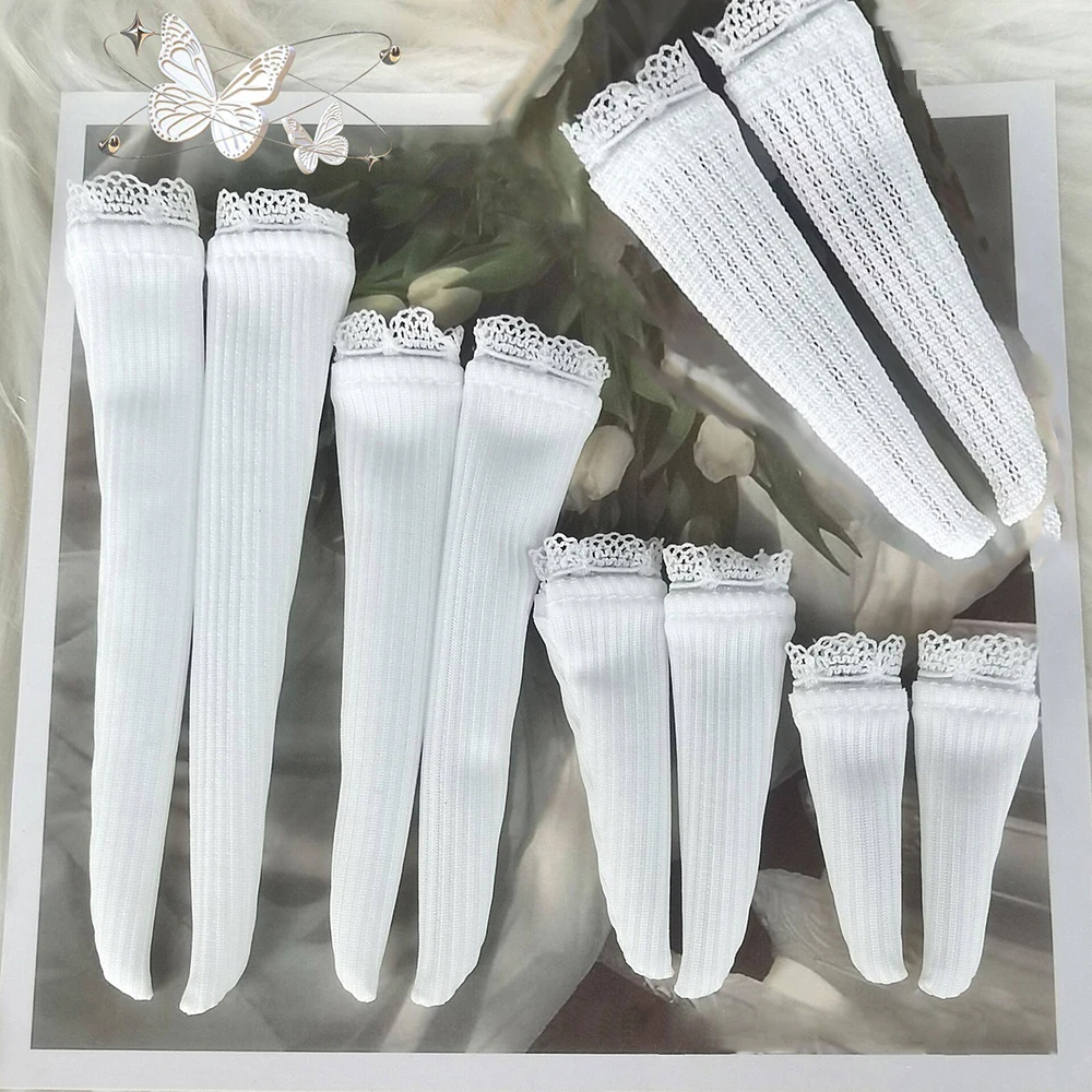 NEW handmade 1 Pair Lace Knee Highs Stocking Socks for Blyth, Azone ...