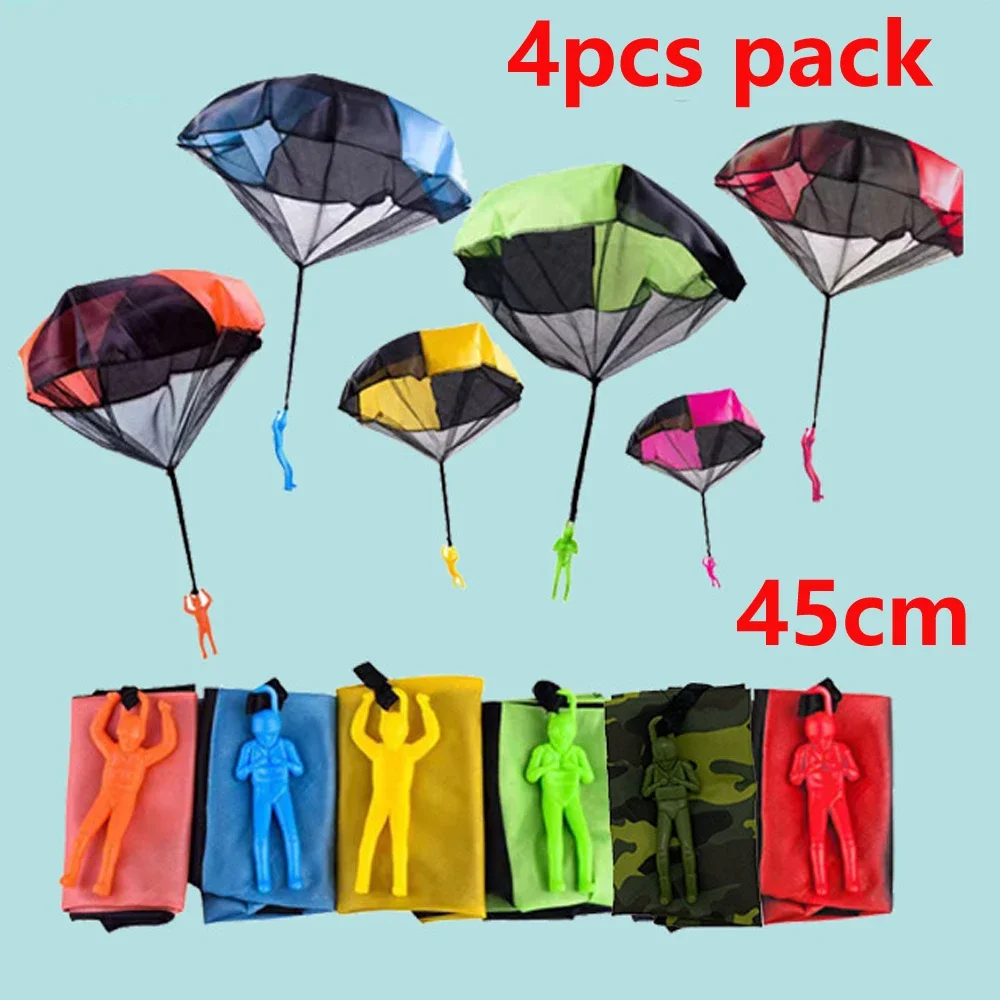 4pc-Kids-Hand-Throwing-Parachute-Toy-Children-Mini-Parachute-Outdoor ...
