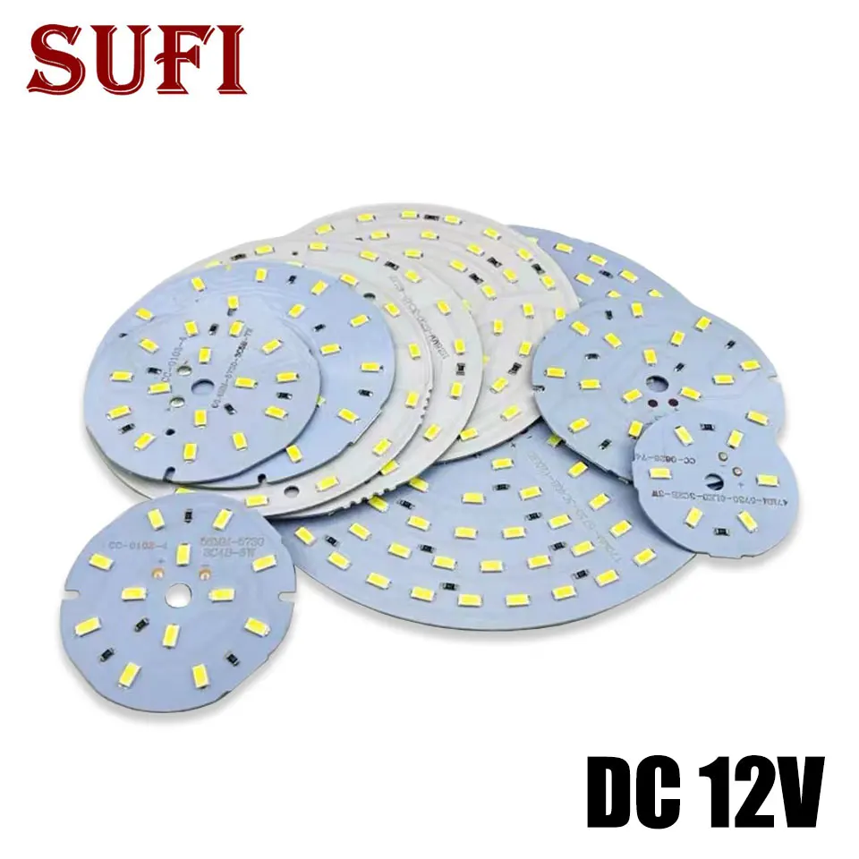 10pcs-DC12V-Circular-LED-Patch-Light-Source-3W-5W-9W-12W-20W-White ...