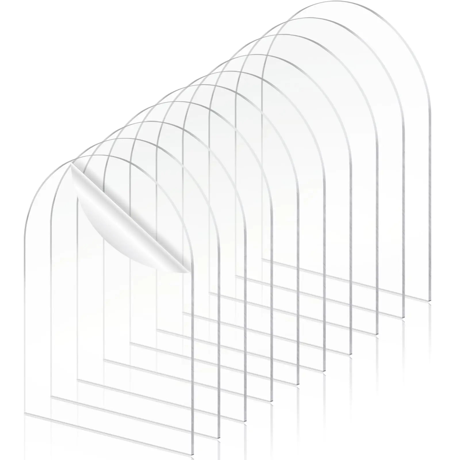 Clear-Arch-Rectangular-Acrylic-Sheet-Board-for-DIY-Craft-Signage ...