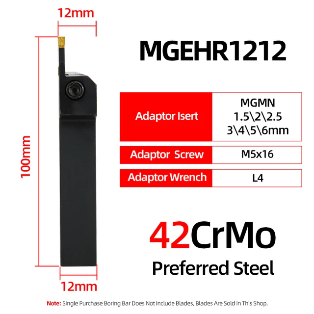 TYTURE MGEHR Turning Tool MGEHR1010 MGEHR1212 MGEHR1616 MGEHR2020 ...