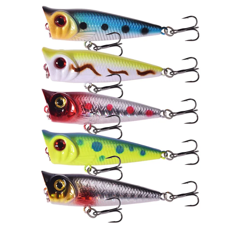 5-Pcs-Top-water-Mini-Popper-Mixed-Color-Fishing-Lure-Set-50mm-4-8g ...