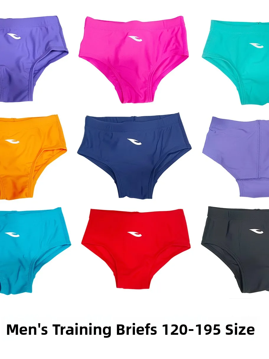 Hosa New 25 Men's Low Waist Color Training Swimming Suits Anti-Wear 20 ...