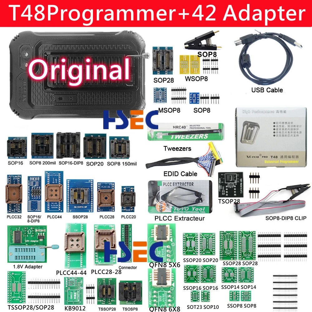 Newest-Original-t48-programmer-xgecuTL866II-Plus-Universal-TL866-nand-flash-AVR-PIC-Bios-USB ...