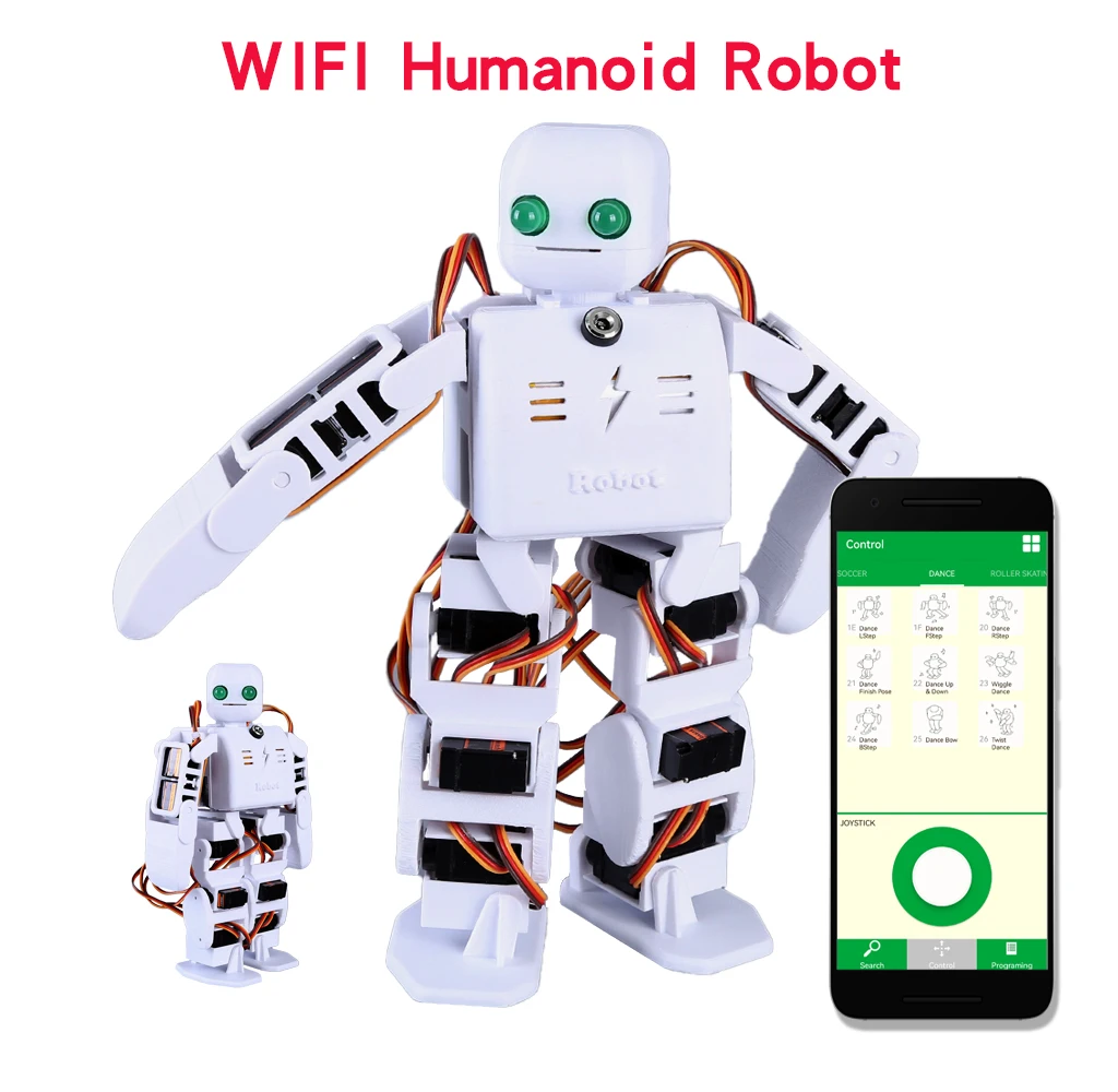 Open source humanoid robot for Arduino 18 DOF PLEN2 Robot dance action ...