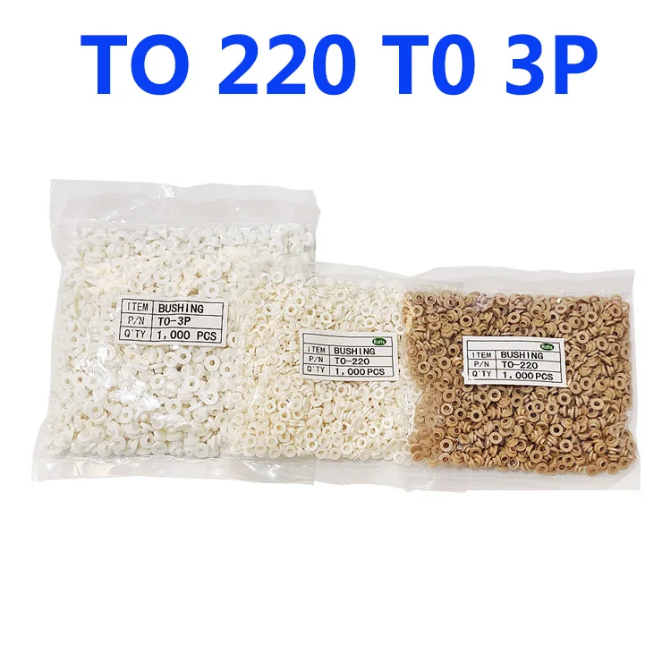 Free Shipping 200Pcs TO-220 T0-3P Transistor Plastic Insulation Washer ...