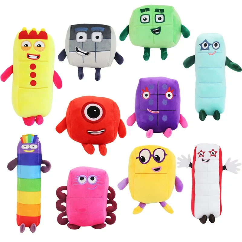 14-30cm-Cartoon-number-Plush-Doll-Toy-Educational-Stuffed-Movie-TV ...