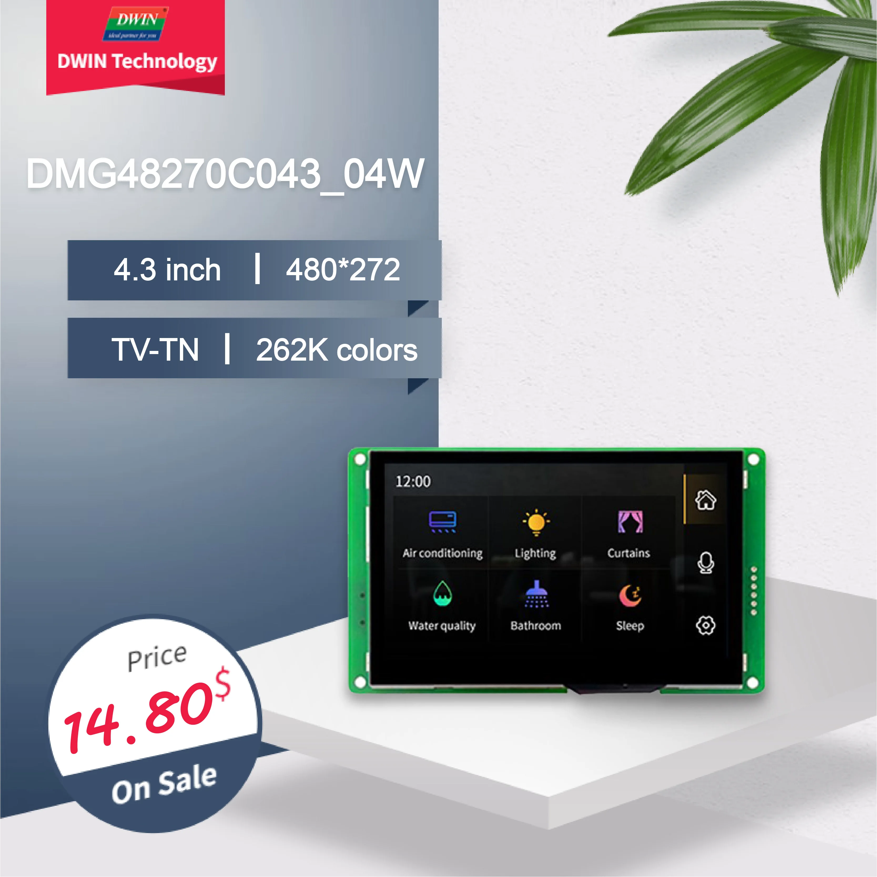 DWIN-pantalla-LCD-TFT-de-4-3-pulgadas-conexi-n-Arduino-480x272-TN-UART ...