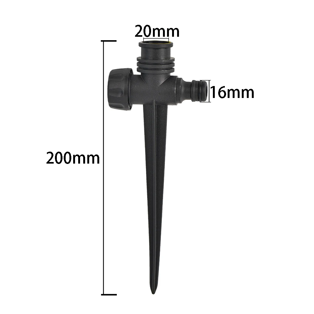 Garden Farm Irrigation Sprinkler With Support 360 Degrees Rotary ...