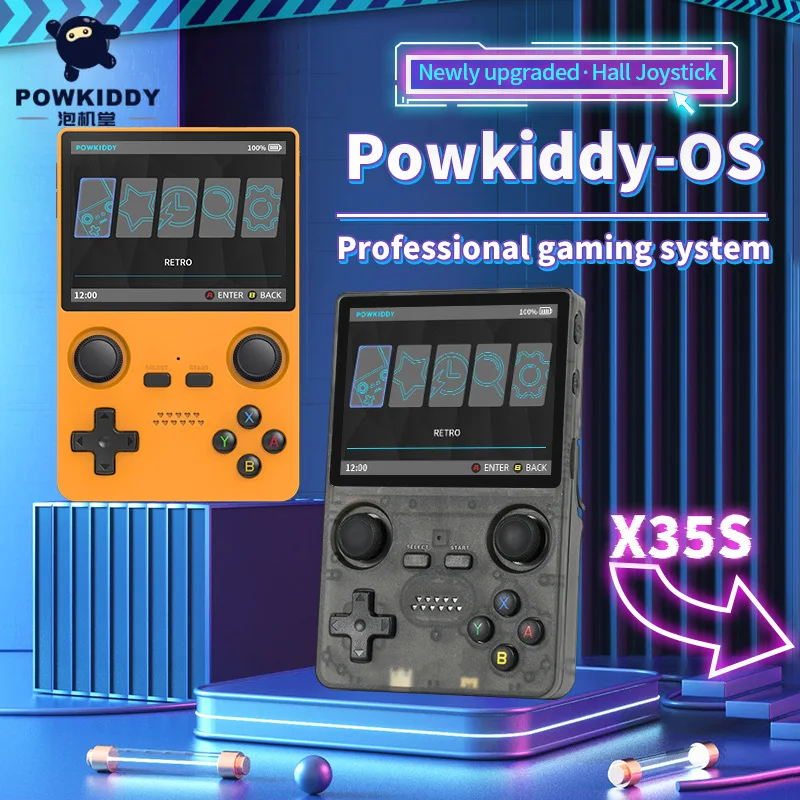 Nuevo-Consola-de-juegos-port-til-de-c-digo-abierto-POWKIDDY-X35S-GBA ...