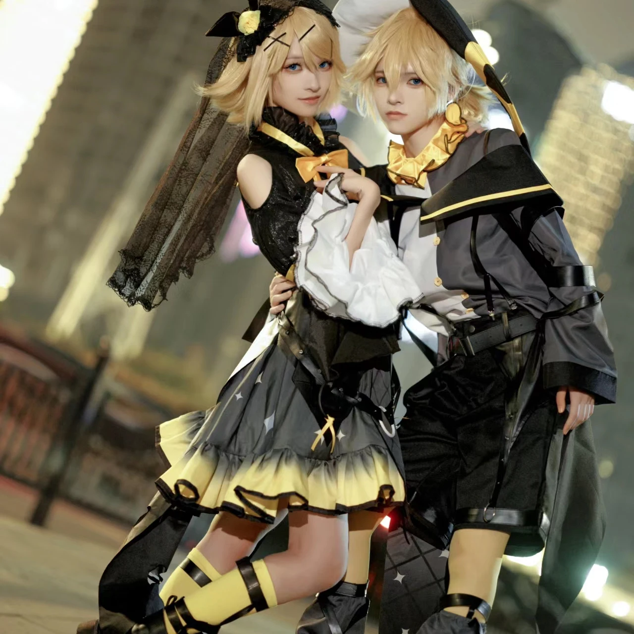 Spot Jingyin Gemini cos Hatsune Miku Future Little Raccoon Jingyin Lian ...