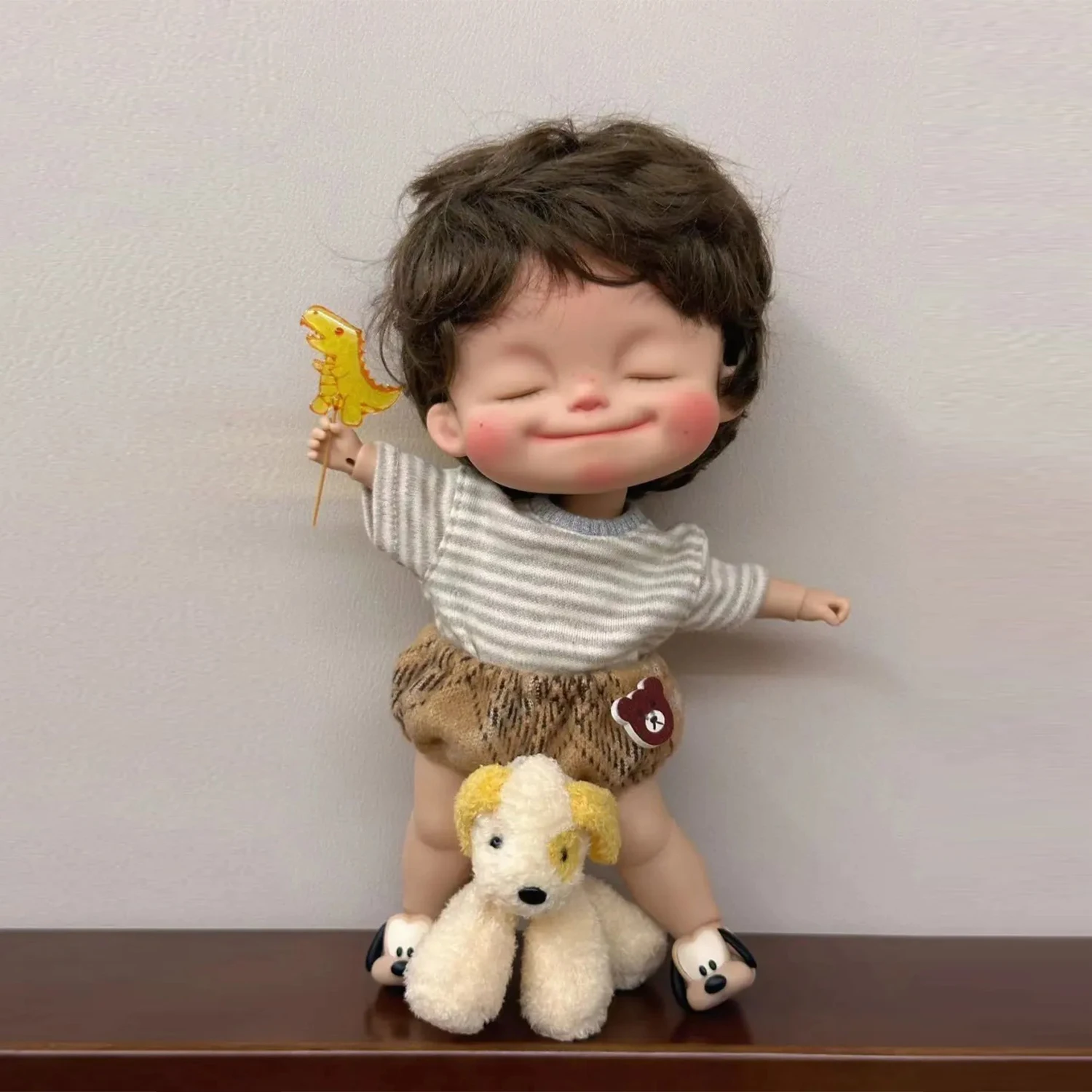 PreOrder Feisi Bjd Doll 1/6 Nude Doll Anime Little Fat Face Close Eyes ...