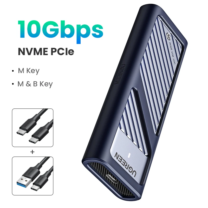 RTL9210 Chip Enclosure UGREEN NVMe SSD Enclosure USB C 10Gbps - Tool ...
