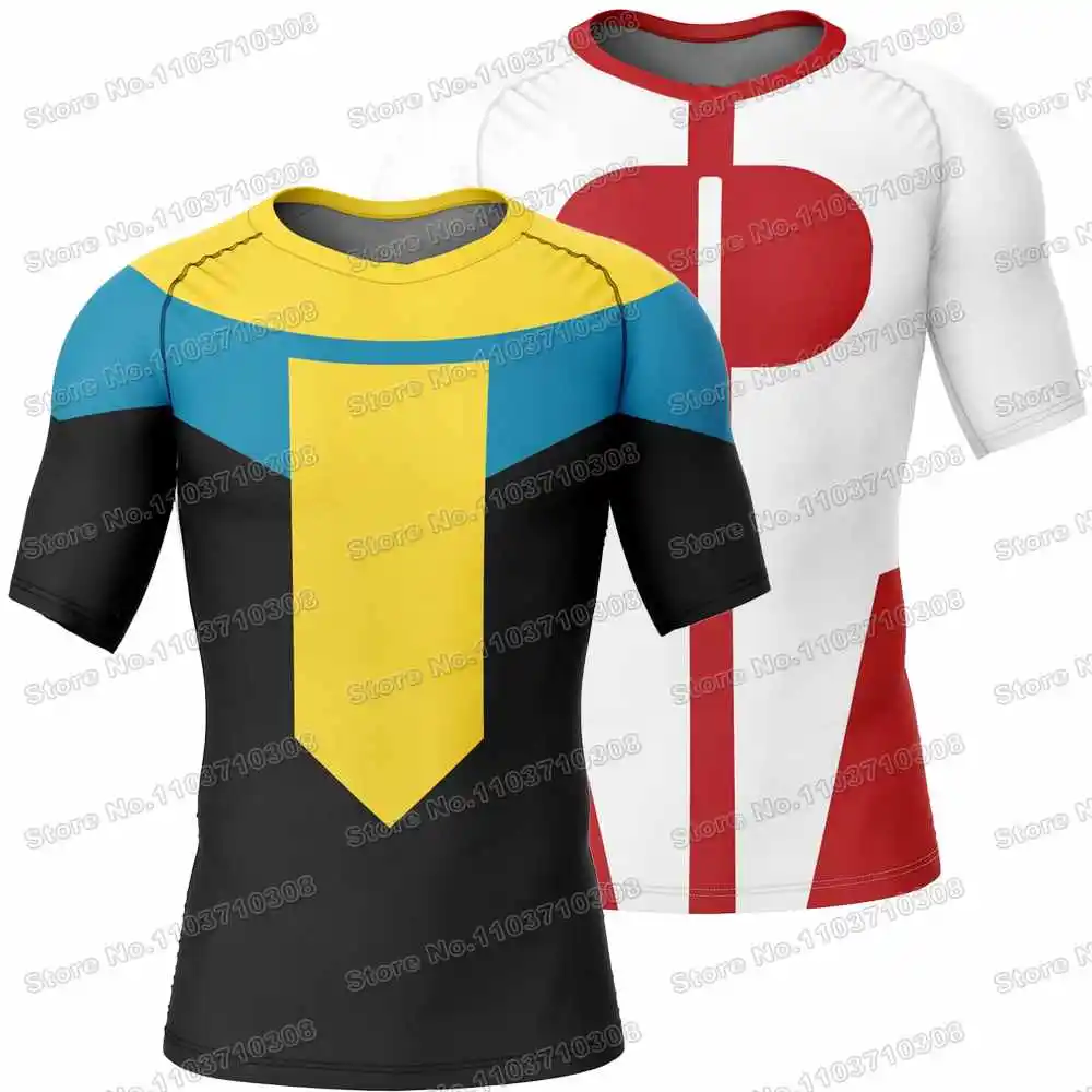 Invincible-Rash-Guards-Surfing-Jersey-Beach-Shirts-Swimwear-Diving-Gym ...