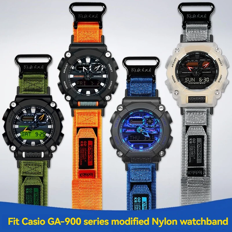 Pour Casio G-SHOCK sport bracelet en toile pour GA-900 GA900 bracelet ...