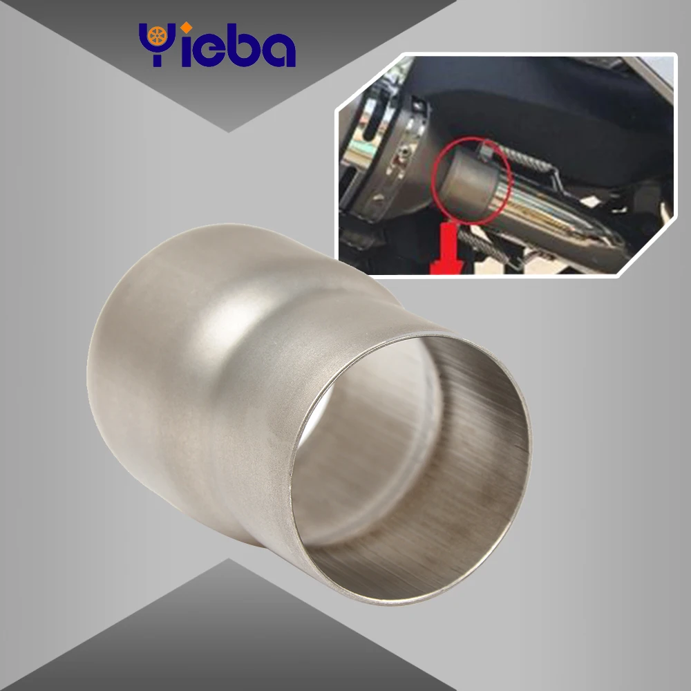 Motorcycle-Modified-exhaust-Muffler-pipe-Adapter-Reducer-Connector-Pipe ...