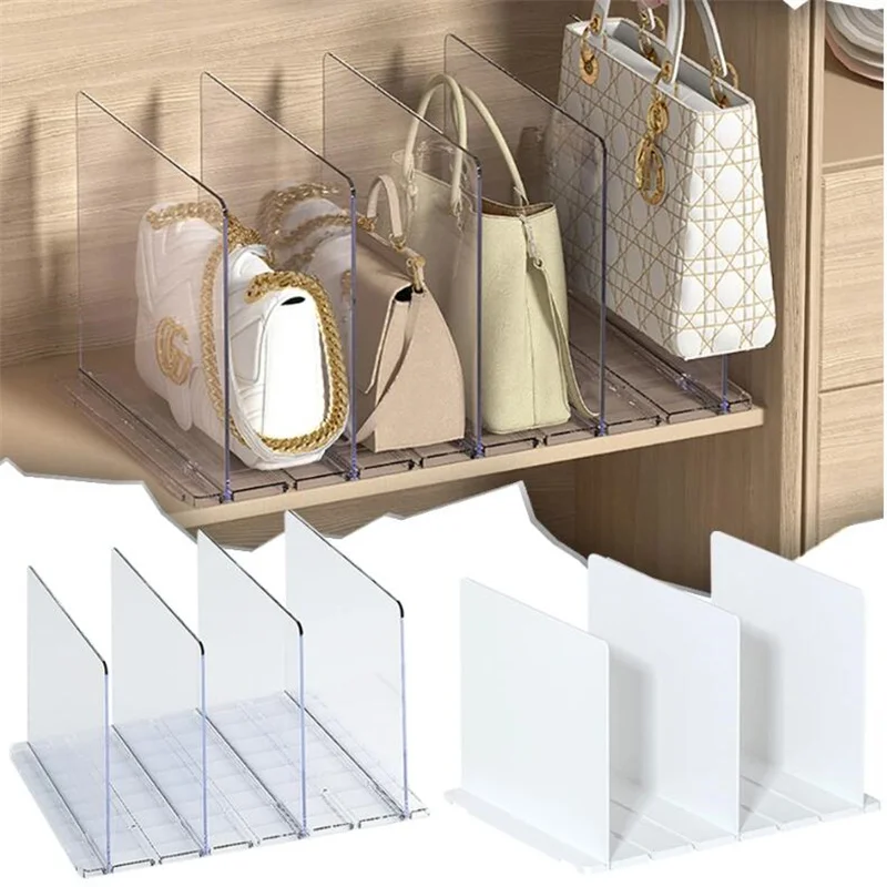 Handbag Organizer Divider Multi-purpose Dishes Books Bags Storage ...