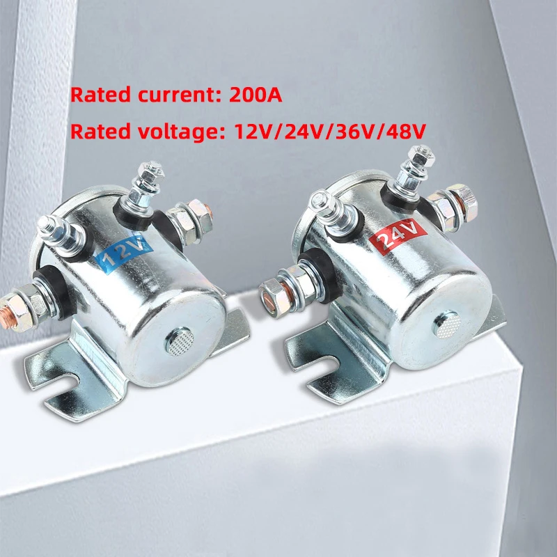 with-4-Pin-Terminal-High-Current-200A-DC-Contactor-with-Reversing-Relay ...